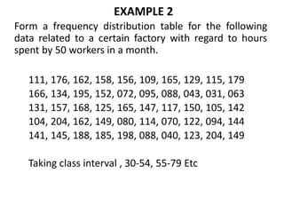Frequency Distribution Table 5 | PPT