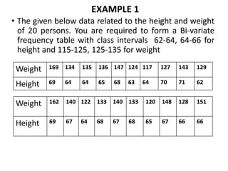 Bivariate table 1 | PPTX