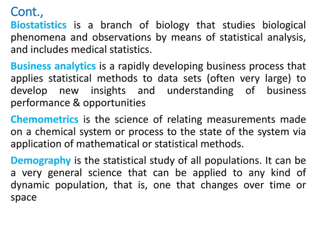 INTRODUCTION TO STATISTICS | PPT