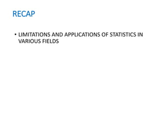 INTRODUCTION TO STATISTICS | PPT