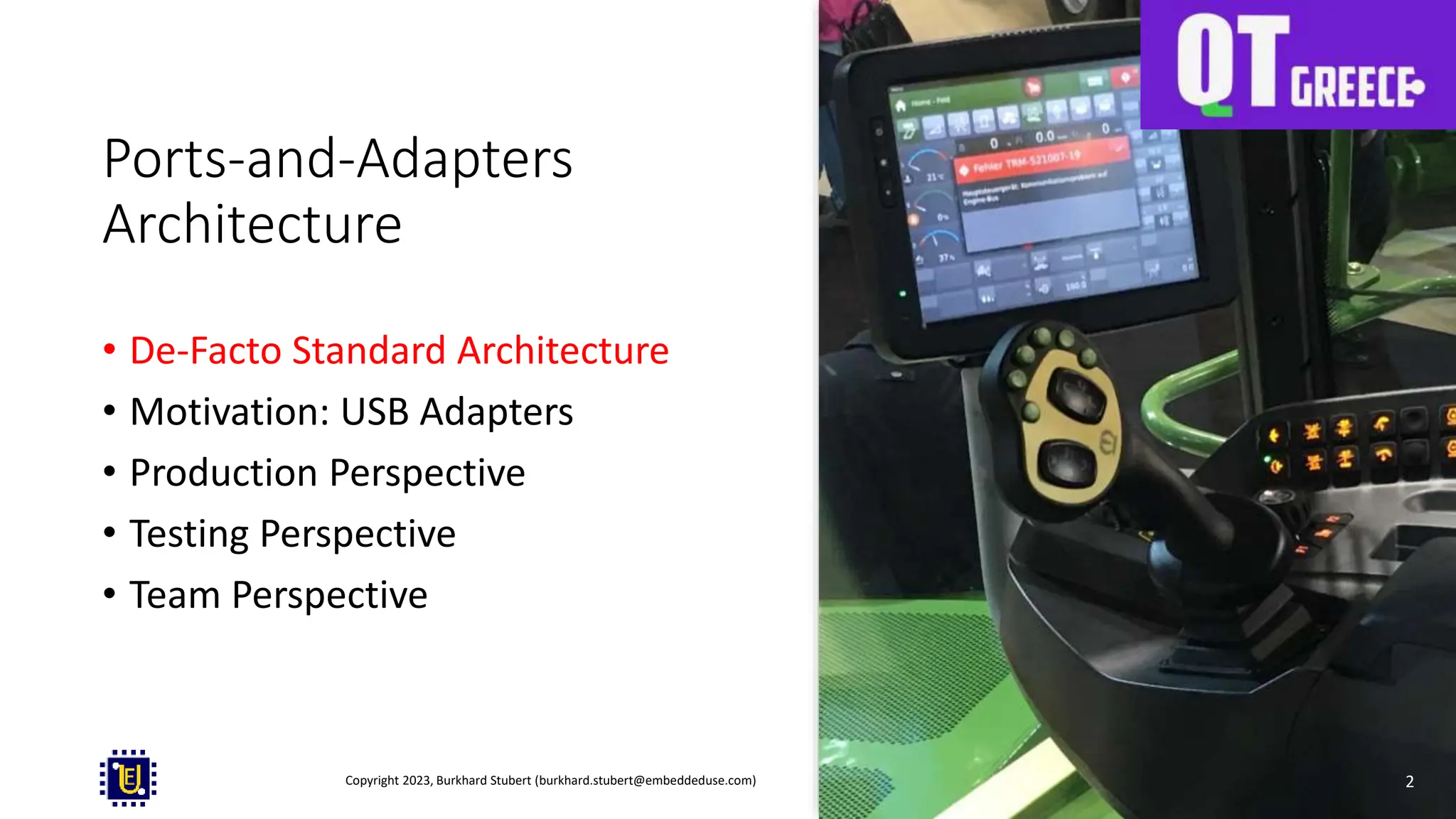 Ports-and-Adapters Architecture for Embedded HMI | PPTX