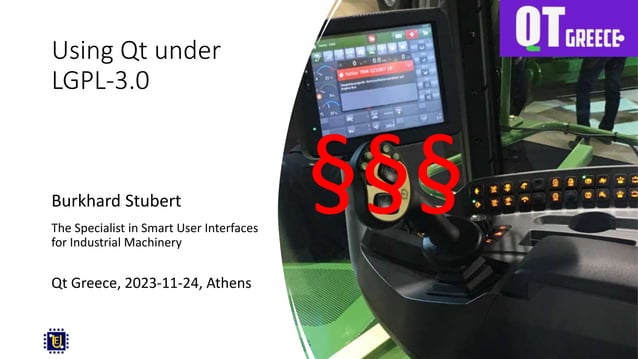 Using Qt under LGPL-3.0 | PPTX | Computer Software and Applications | Computing