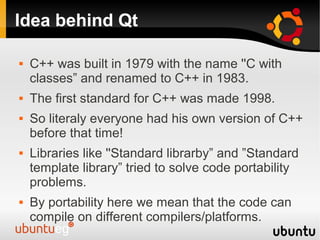 Qt introduction | PDF | Programming Languages | Computing