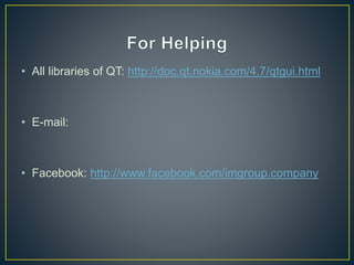 Introduction to Qt | PPTX