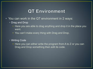 Introduction to Qt | PPTX