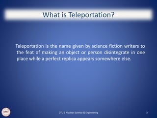 Quantum Teleportation | PPTX