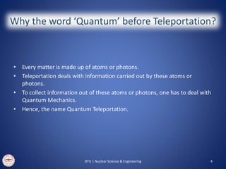 Quantum Teleportation | PPTX