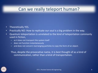Quantum Teleportation | PPTX