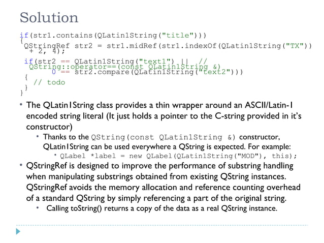 Using Qstring Effectively Ppt 4023