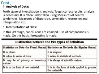 INTRODUCTION TO STATISTICS | PPTX