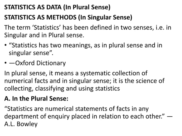 INTRODUCTION TO STATISTICS | PPT