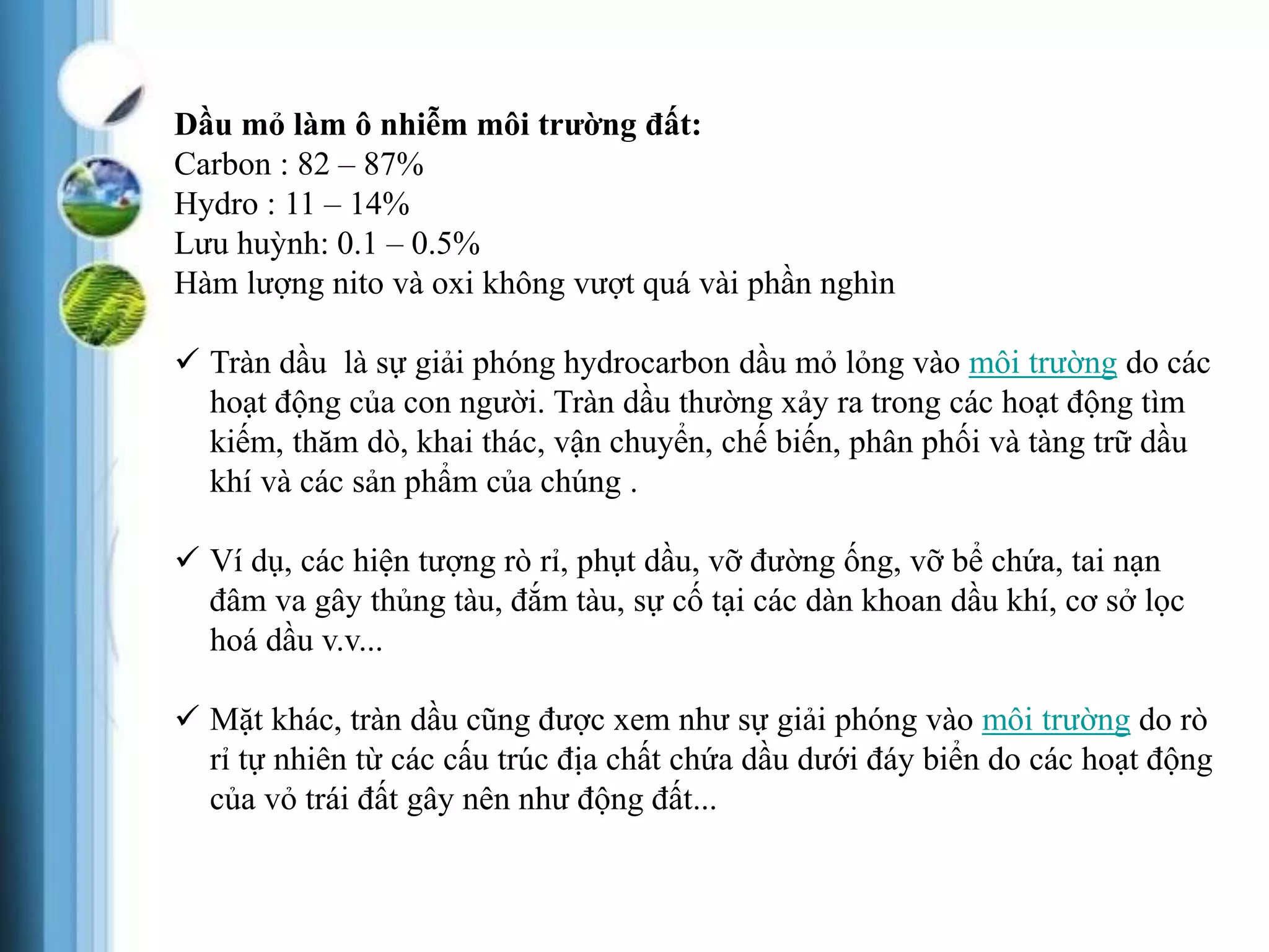 Ô NHIỄM MÔI TRƯỜNG ĐẤT | PPTX