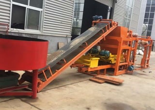 Qt4-25 fully automatic concrete chb paving brick machine, concrete ...