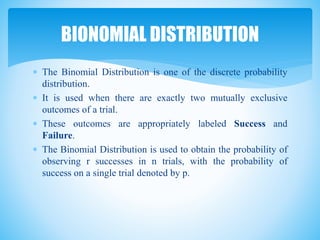 bionomial distribution | PPTX | Physics | Science