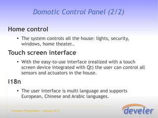 Develer offering for Qt | PPT