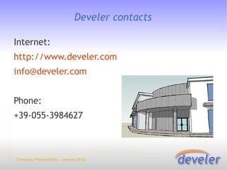 Develer offering for Qt | PPT