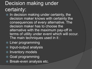 Qt decision theory | PPT