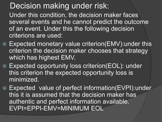 Qt decision theory | PPT