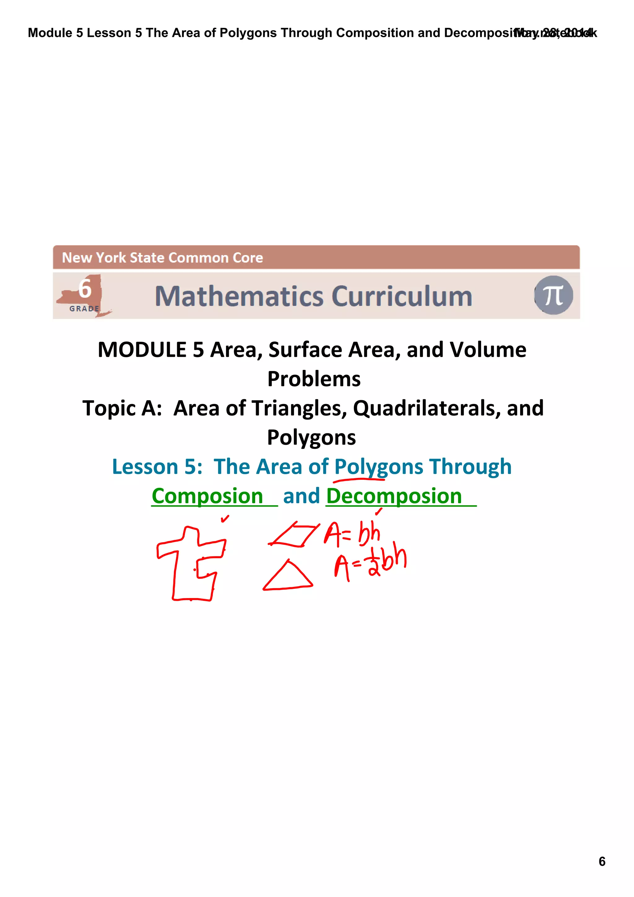 Module 5 lesson 5 | PDF | Geography | Science