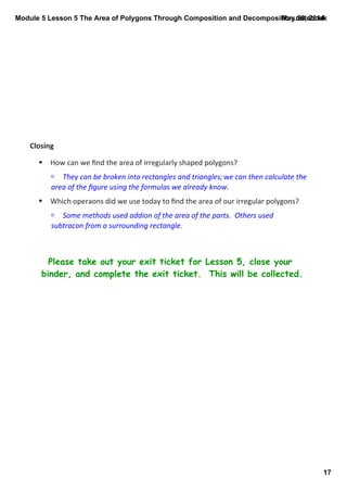 Module 5 lesson 5 | PDF | Geography | Science