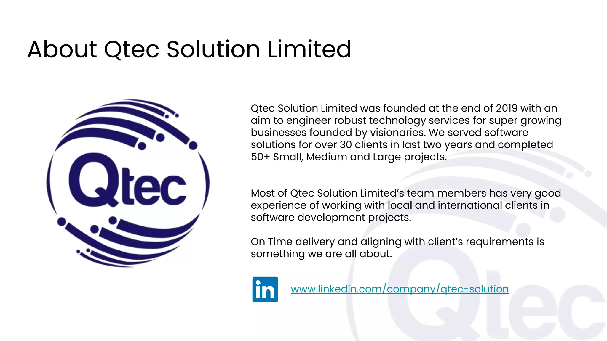 Qtec Solution Limited - Fully Managed Software Development Teams ...