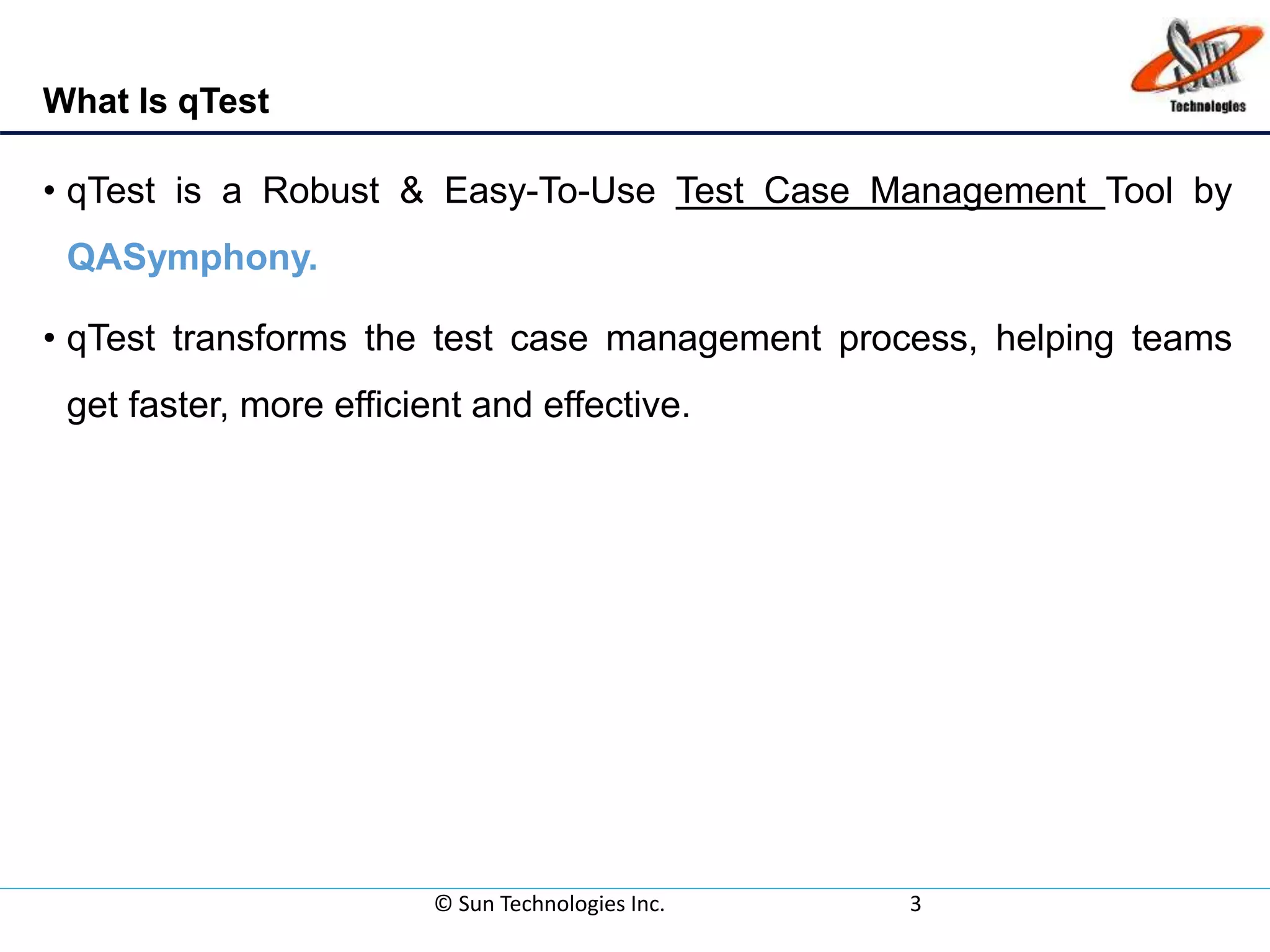 QTest - Test management Tool | PPTX