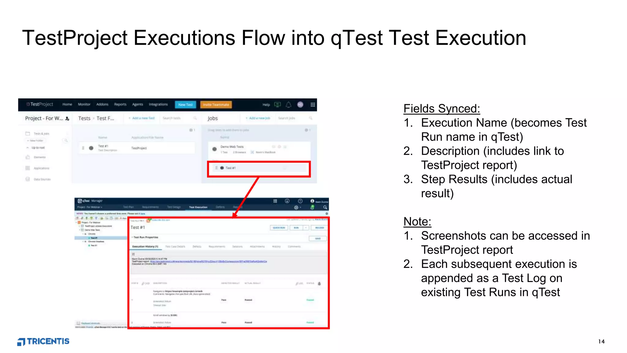 qTest TestProject Integration Webinar | PPTX