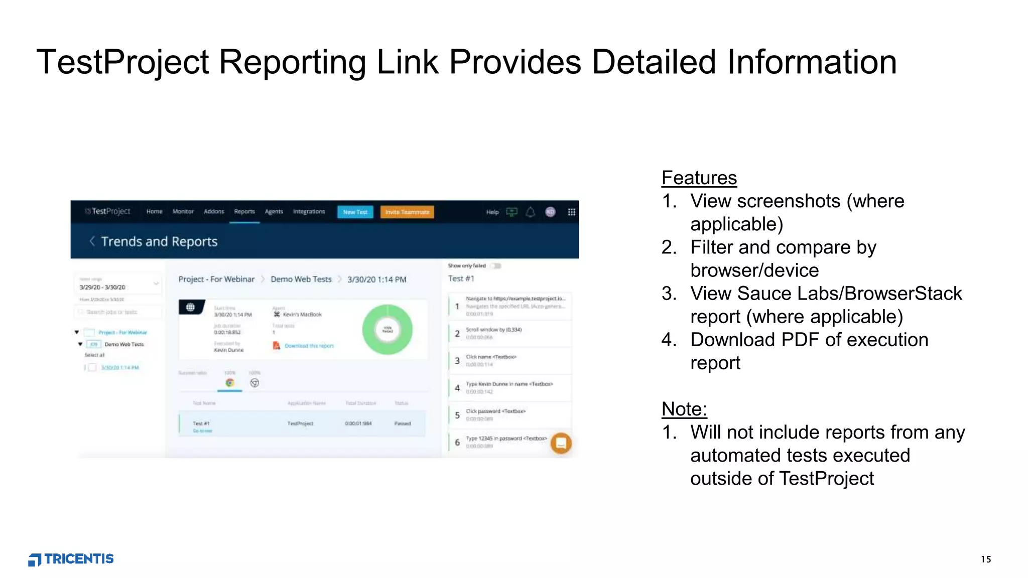qTest TestProject Integration Webinar | PPTX