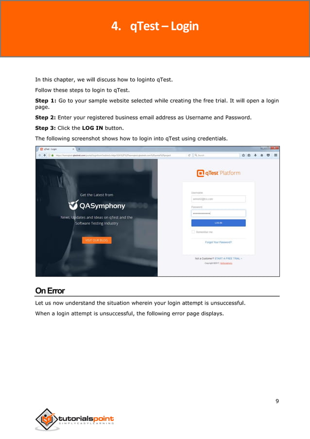 Qtest tutorial | PDF