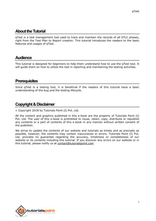 Qtest tutorial | PDF
