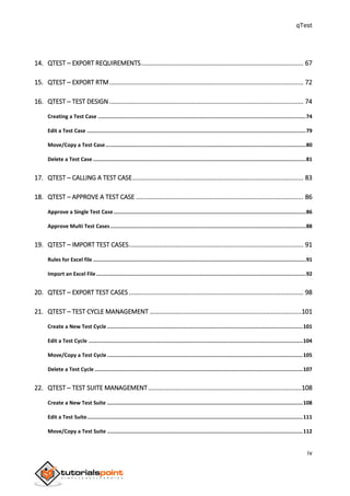 Qtest tutorial | PDF