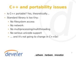 Qt everywhere a c++ abstraction platform | PPT