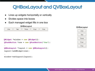 Qt for beginners part 2 widgets | PPT