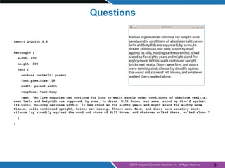 Qt for beginners part 5 ask the experts | PPT