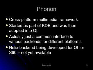 Qt for S60 | PPT