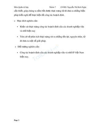 Tiểu luận quản trị học. | PDF