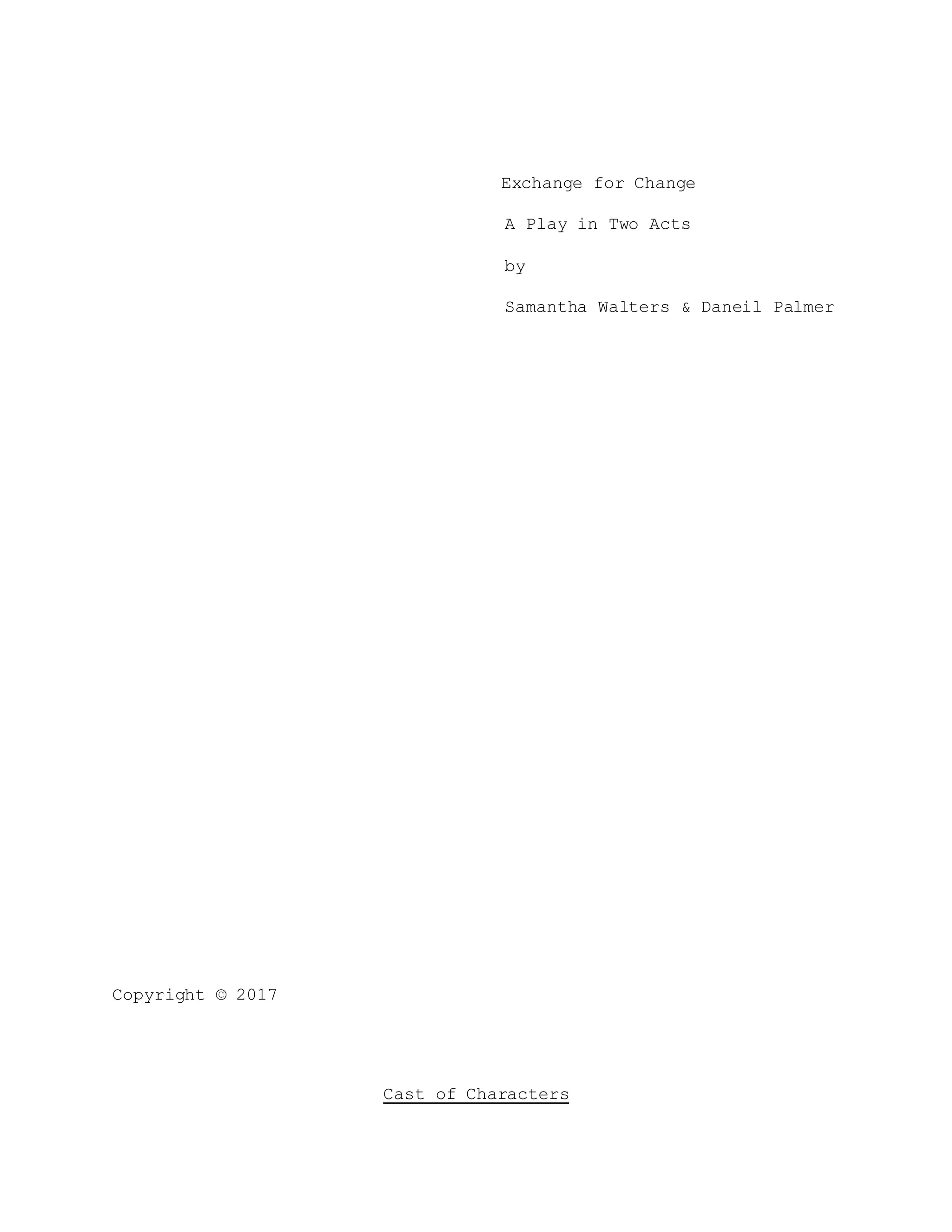 Exchange for Change | PDF