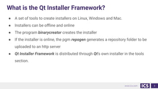 Qt Installer Framework | PDF | Operating Systems | Computer Software and Applications