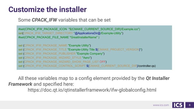 Qt Installer Framework | PPT