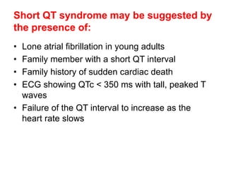 QT INTERVAL IN ECG,CAUSES OF SHORT AND LONG QT INTERVAL | PPTX