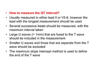 QT INTERVAL IN ECG,CAUSES OF SHORT AND LONG QT INTERVAL | PPT