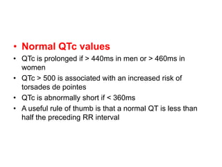 QT INTERVAL IN ECG,CAUSES OF SHORT AND LONG QT INTERVAL | PPTX