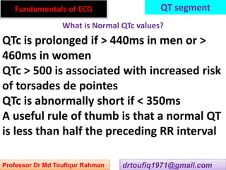 Approach to a patient with QTc interval abnormality in ECG | PPSX