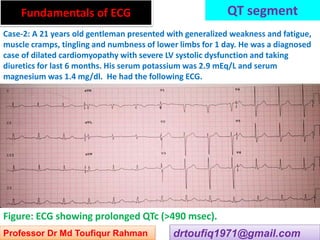 Approach to a patient with QTc interval abnormality in ECG | PPSX