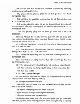 QTKD 03-2014/BLĐTBXH - Thang máy điện | PDF