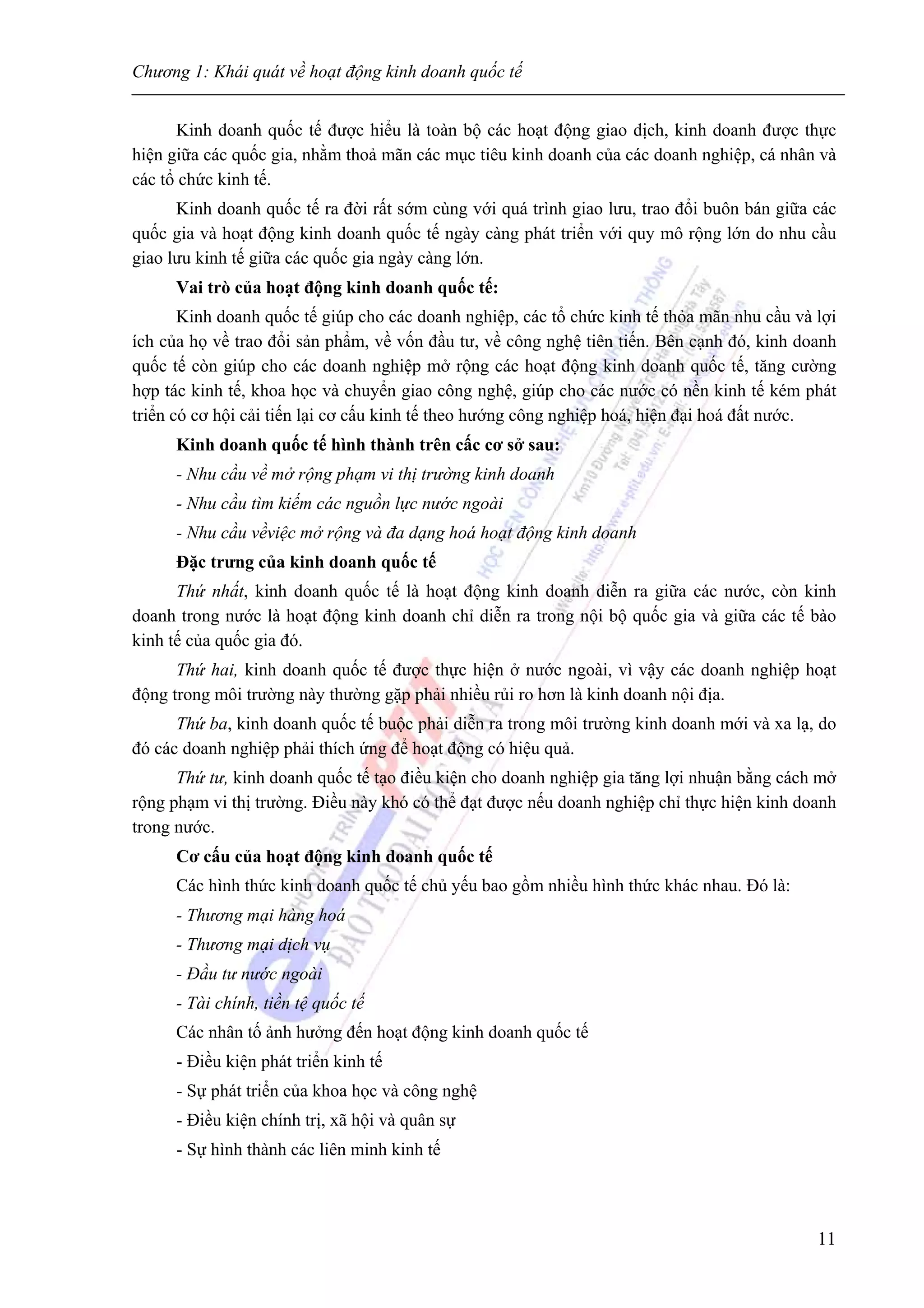 Giáo trình quản trị kinh doanh quốc tế | PDF