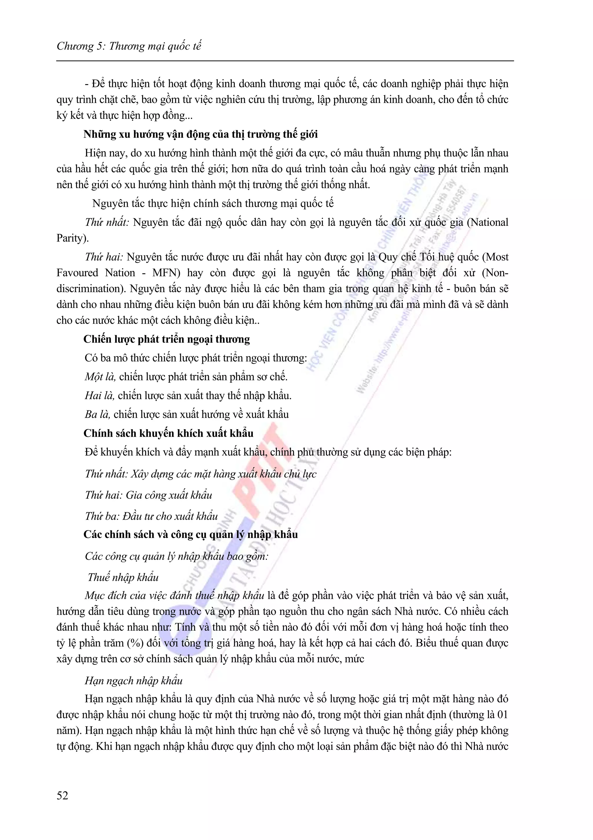 Giáo trình quản trị kinh doanh quốc tế | PDF