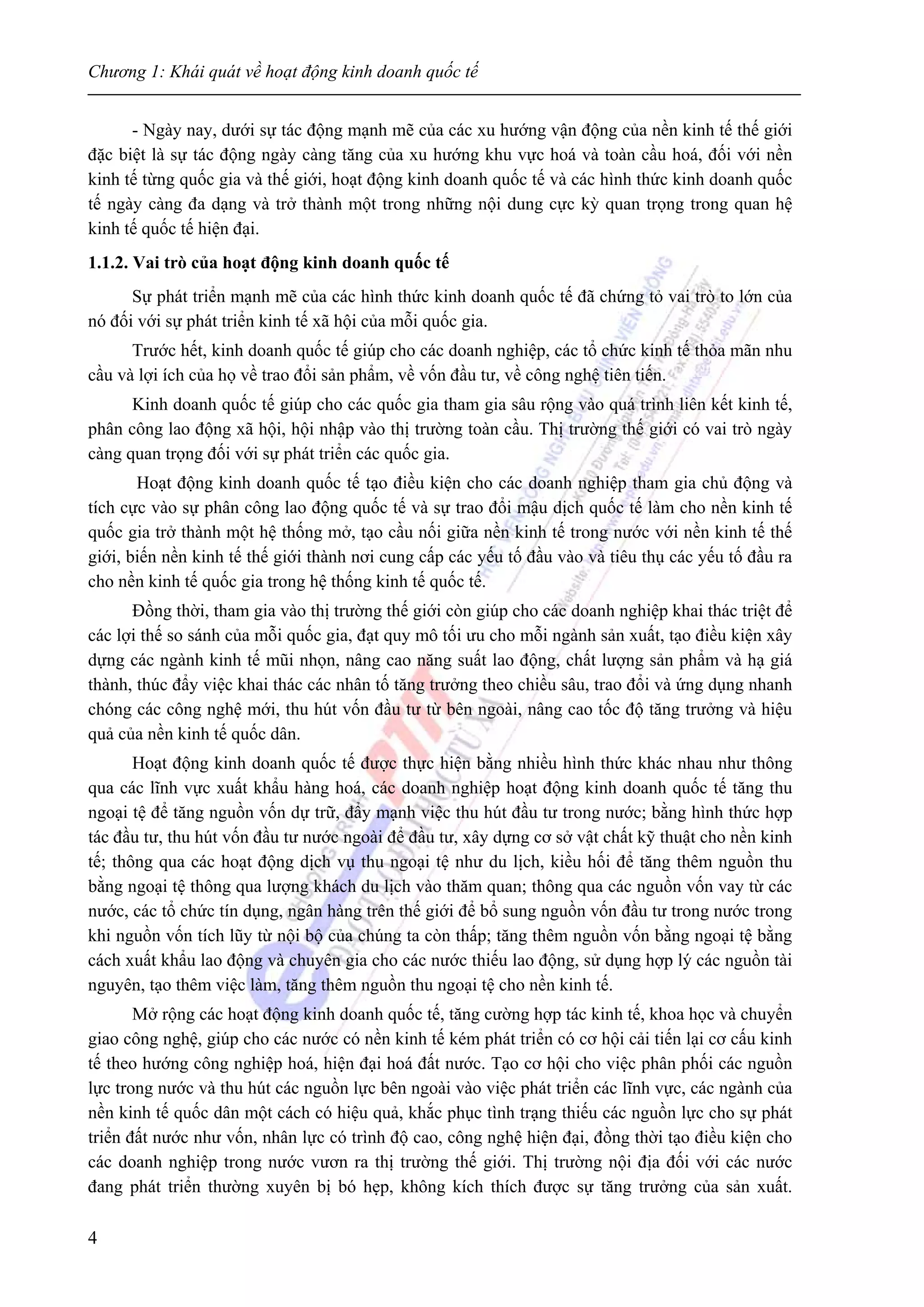 Giáo trình quản trị kinh doanh quốc tế | PDF