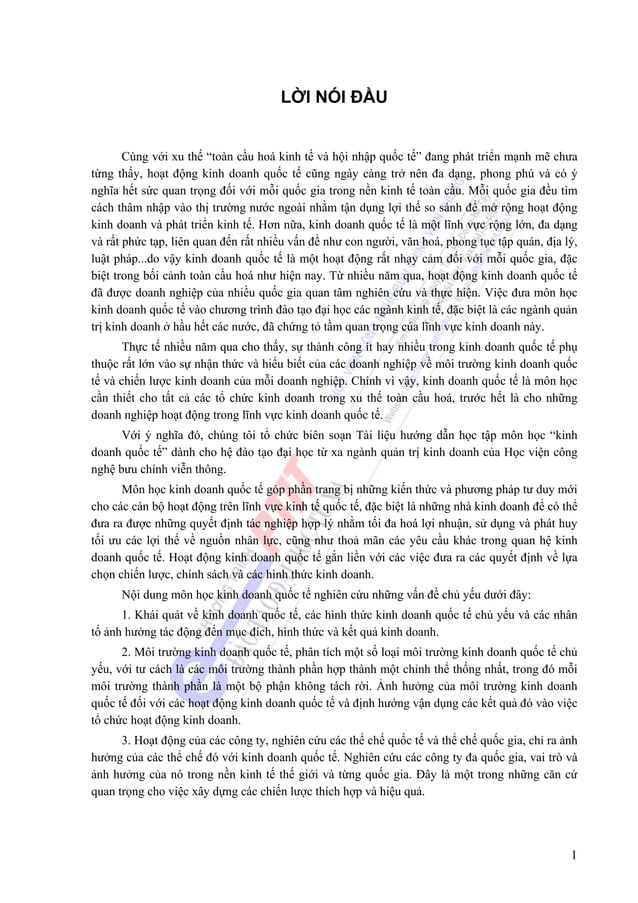 Giáo trình quản trị kinh doanh quốc tế | PDF