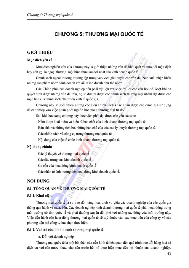 Giáo trình quản trị kinh doanh quốc tế | PDF